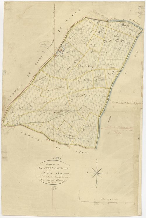 Cadastre napoléonien de La Celle-Saint-Cyr (Yonne) — plans anciens ...