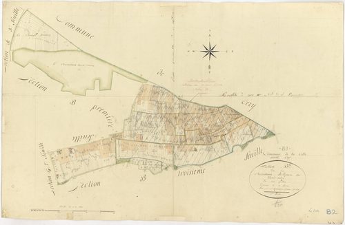 Cadastre napoléonien de La Celle-Saint-Cyr (Yonne) — plans anciens ...