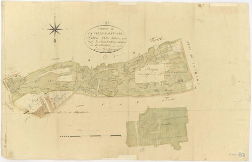 Cadastre napoléonien de La Celle-Saint-Cyr (Yonne) — plans anciens ...
